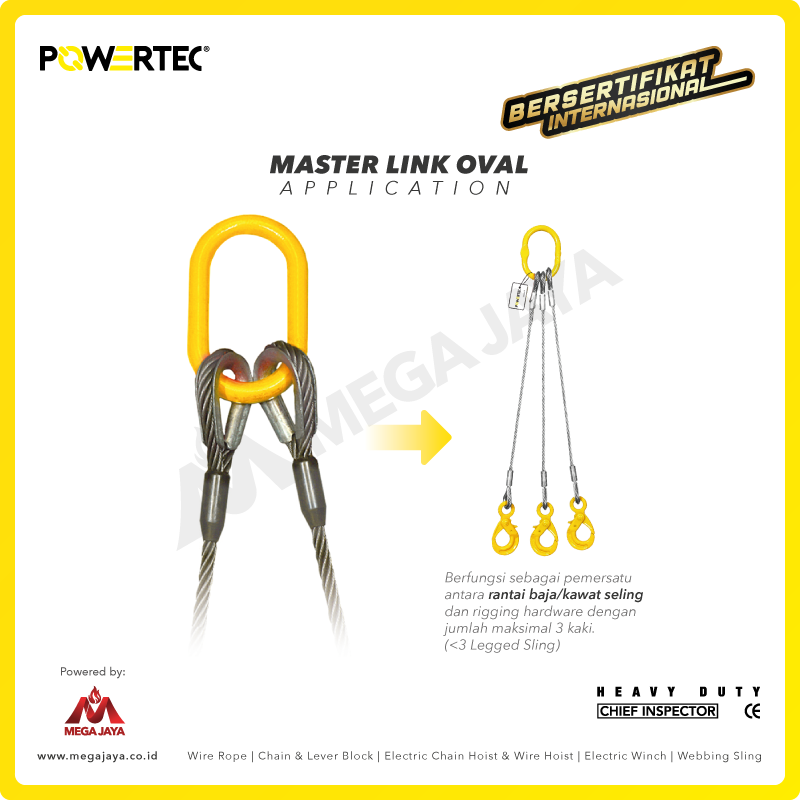 Dapatkan Produk Master Link Powertec A-342 Oval 3 Ton - 5/8" Harga ...