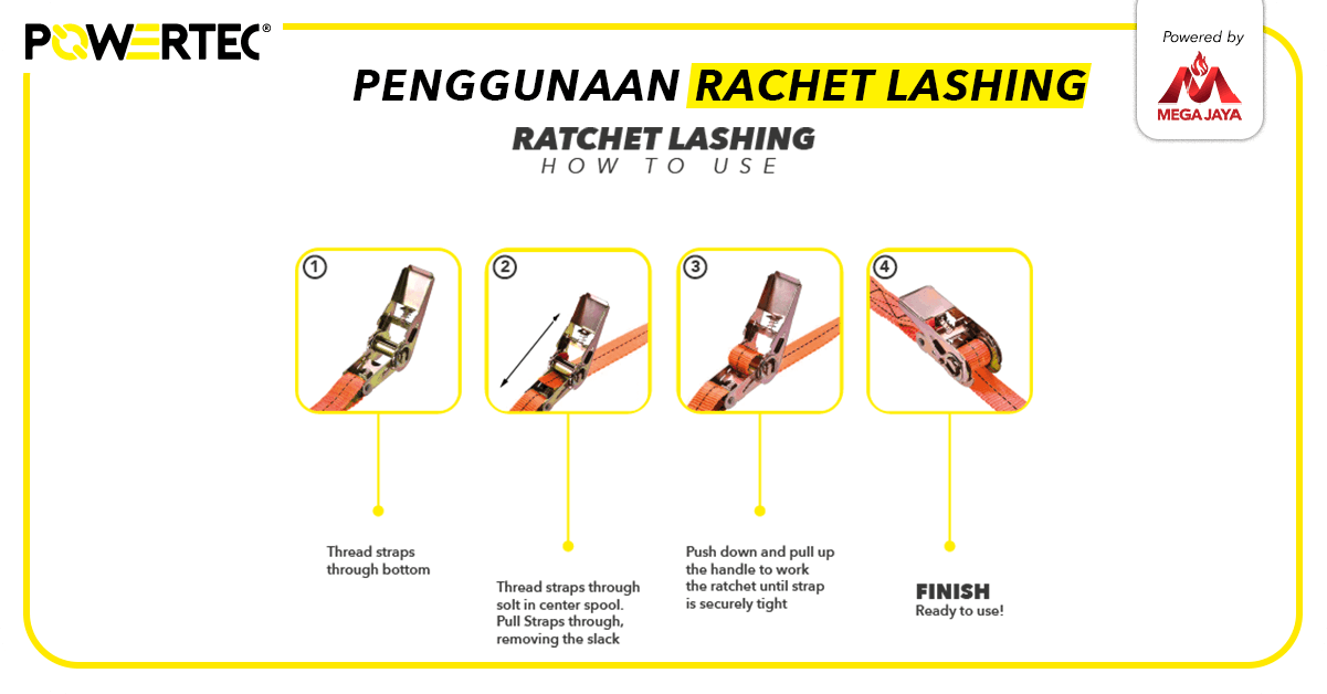 Apa Yang Dimaksud Ratchet Lashing Serta Fungsinya Di Industri