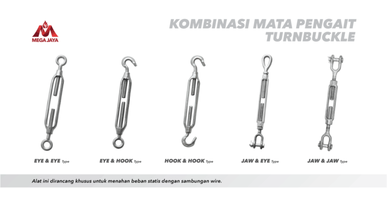 Mengenal Macam-Macam Ukuran Turnbuckle dan Fungsinya | Mega Jaya