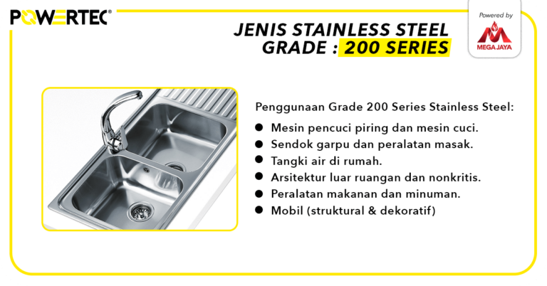 Mengenal Jenis-jenis Stainless Steel Grade: 200, 300, 400 Series
