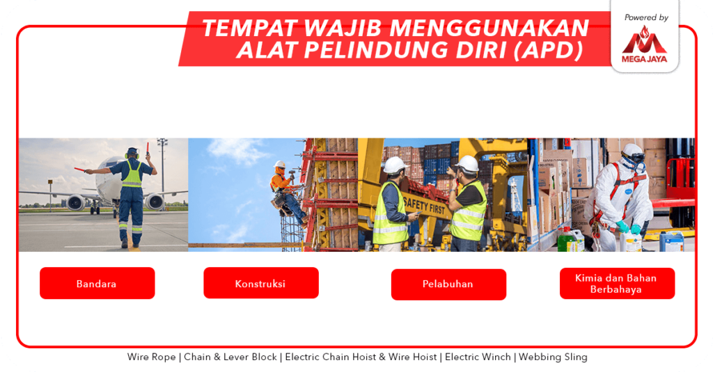 16 Jenis Alat Pelindung Diri dan Keselamatan Kerja