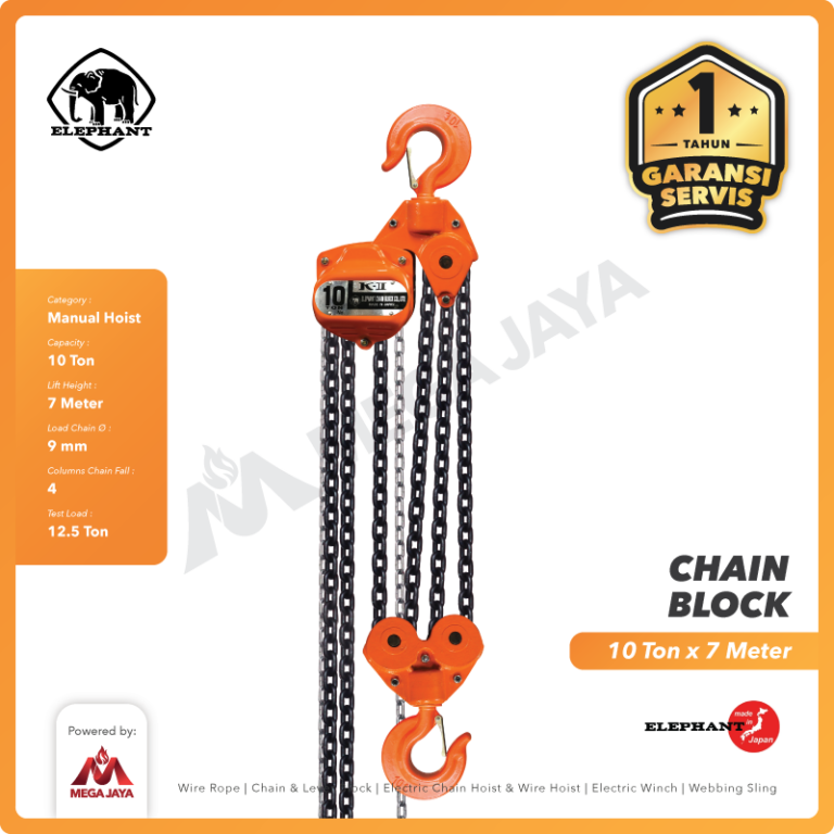 Daftar Harga Chain Block Elephant 3 Ton & 5 Ton Promo Menarik