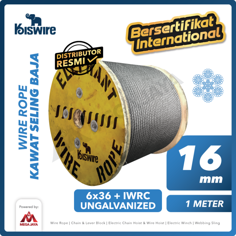 Distributor Resmi Jual Wire Rope Kiswire Asli dan Bergaransi