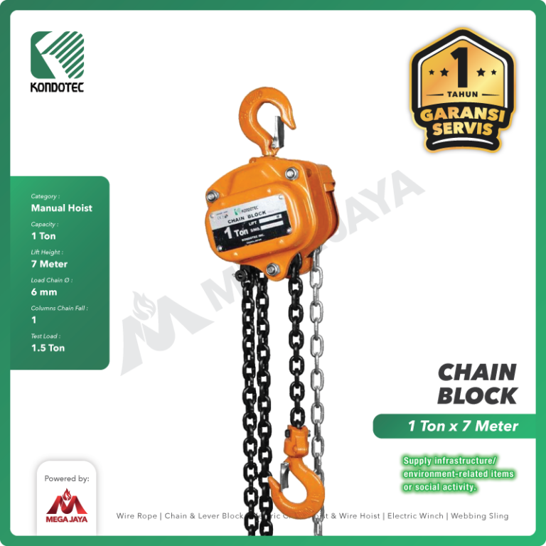 Jual Chain Block, Manual Hoist dengan Harga Terjangkau