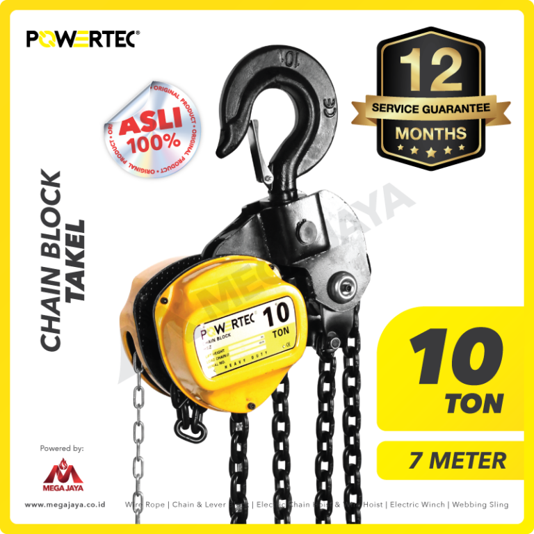 Jual Nitchi Electric Chain Hoist MH-5 2 Ton Kuat dan Bergaransi