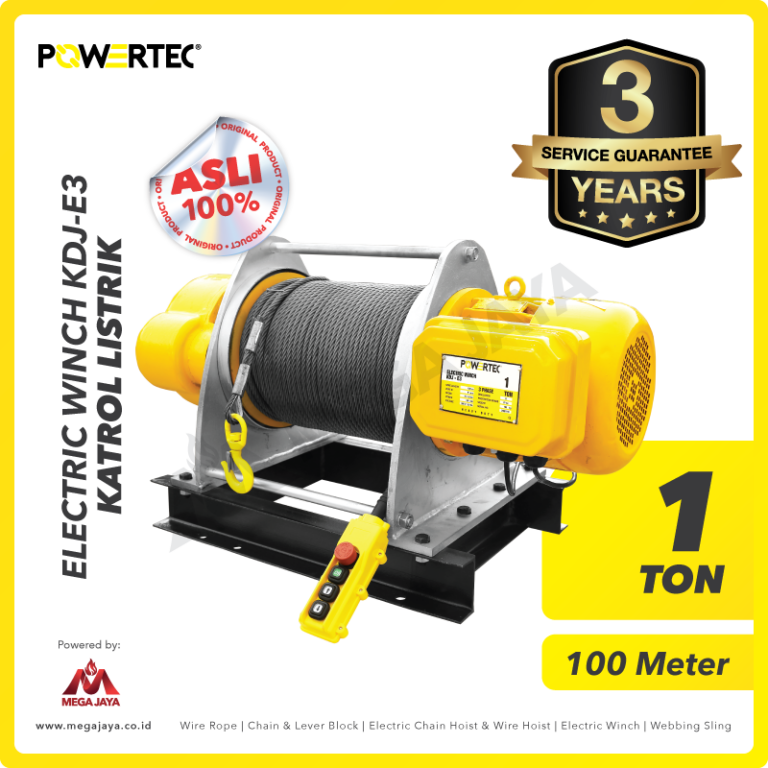 Jual Electric Winch 3 Ton Bergaransi Dengan Harga Terbaik