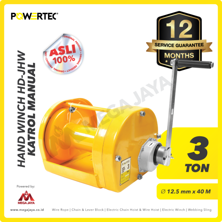 Klik Segera dan Dapatkan Promo Harga Hand Winch 3 Ton di Sini!