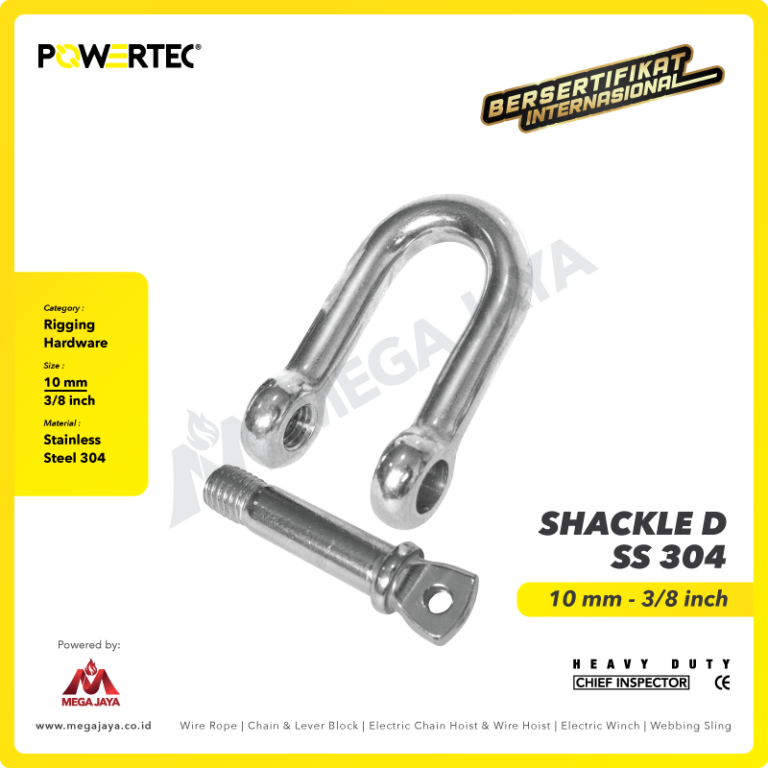 Dapatkan Produk Shackle Powertec SS 304 D 10Milimeter - 3/8" Harga ...