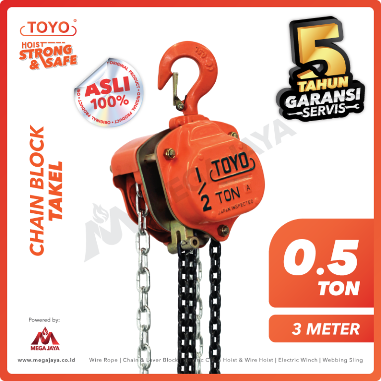 Jual Nitchi Electric Chain Hoist MH-5 2 Ton Kuat dan Bergaransi