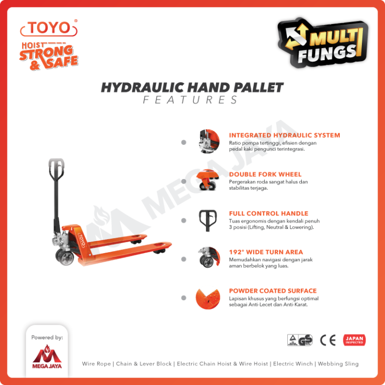 Temukan Harga Hand Pallet 3 Ton Hand Lift Termurah Di Sini!