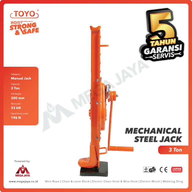 Temukan Mechanical Screw Jack Dan Mechanical Steel Jack Disini!