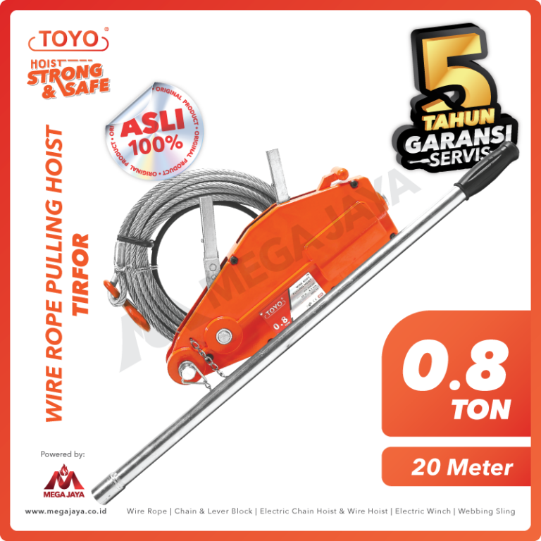Jual Wire Rope Puller Harga Terjangkau - Mega Jaya