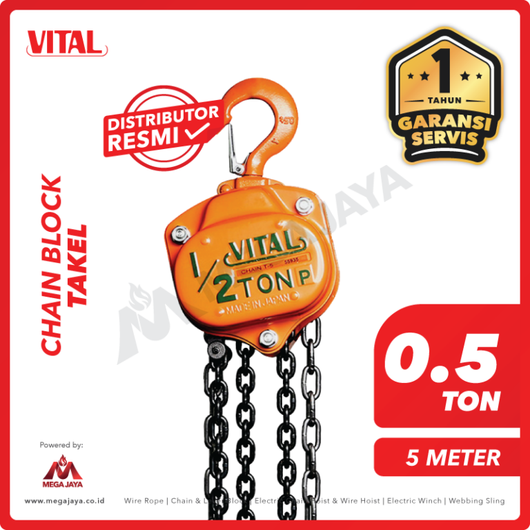 Harga Chain Block Vital 3 Ton, 5 Ton, 10 Ton Termurah Di Sini