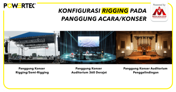 7 Tipe Ukuran Panggung Rigging untuk Acara maupun Konser