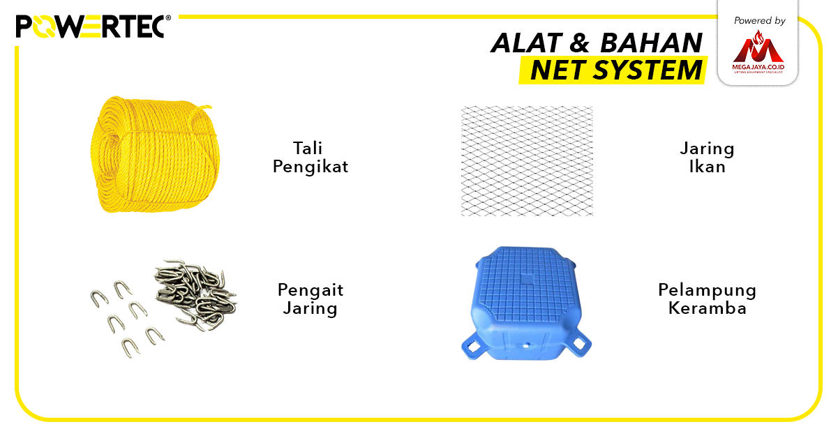 Sistem Jaring Pengaman (Netting System) untuk Berbagai Bidang