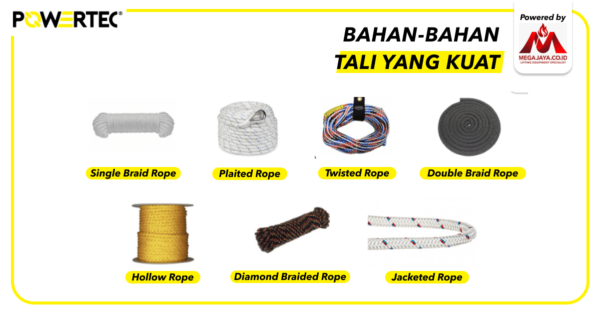 Jenis Tali yang Kuat berdasarkan Material & Konstruksinya (Part 1)