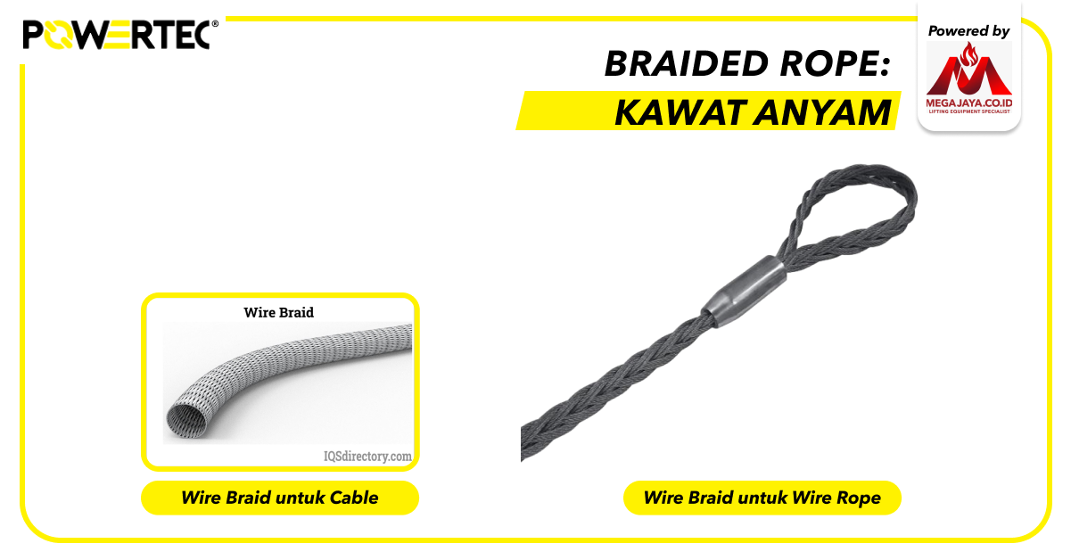 Cek Perbedaan Stranded Wire dan Wire Braids pada Wire Rope!