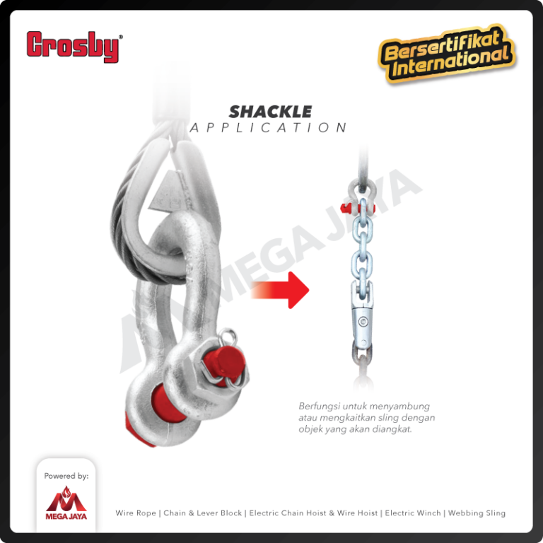 Mega Jaya Distributor Jual Shackle Omega / D Ukuran Beragam