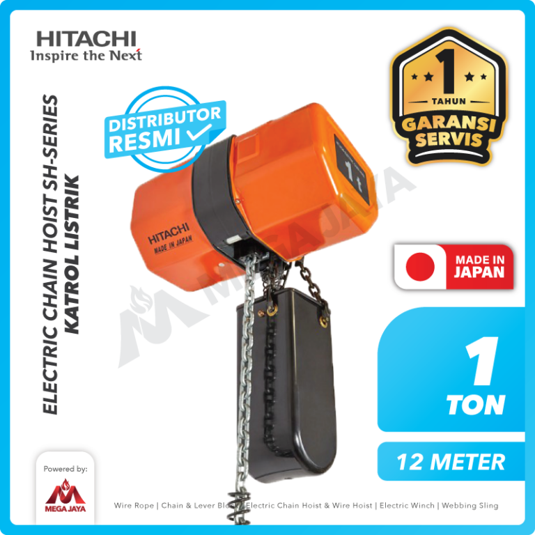 Distributor Resmi Jual Hoist Hitachi Bergaransi Harga Terjangaku