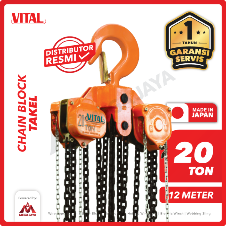 Dapatkan Produk Chain Block Vital JPN 20 T x 12 M Harga Terjangkau