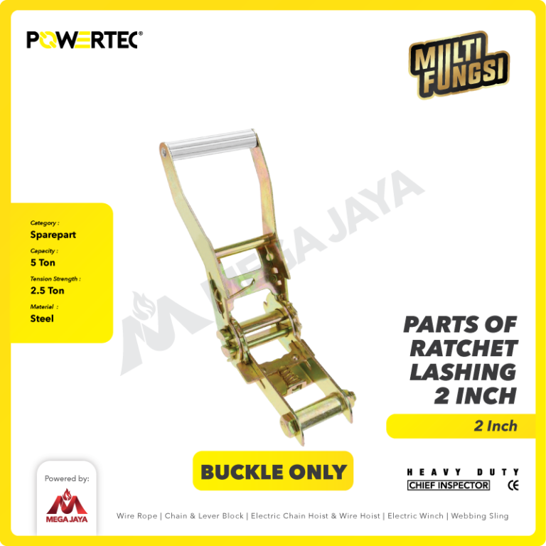 Dapatkan Produk Parts of Ratchet Lashing Powertec 2" : Gagang Ratchet ...