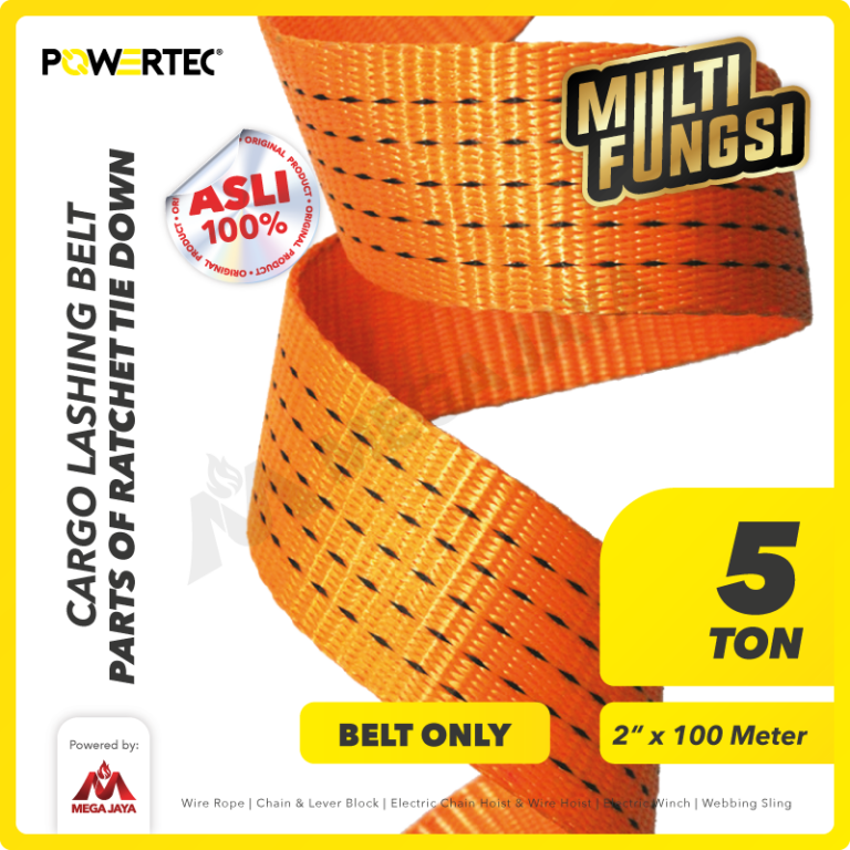Dapatkan Produk Parts of Ratchet Lashing Powertec 2" : Belt @100Meter ...