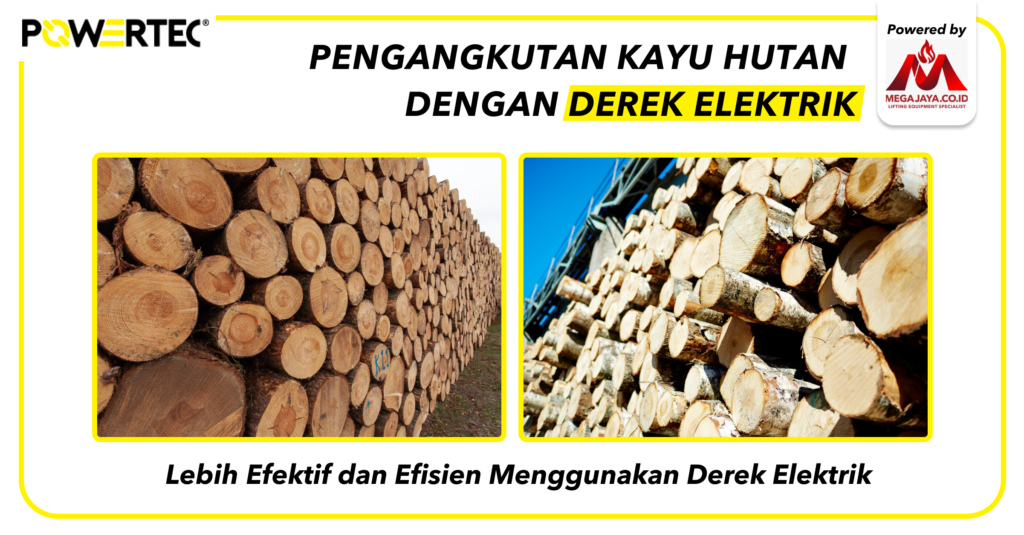 Derek Elektrik Alat Angkat Kayu Andal untuk Industri Perhutanan