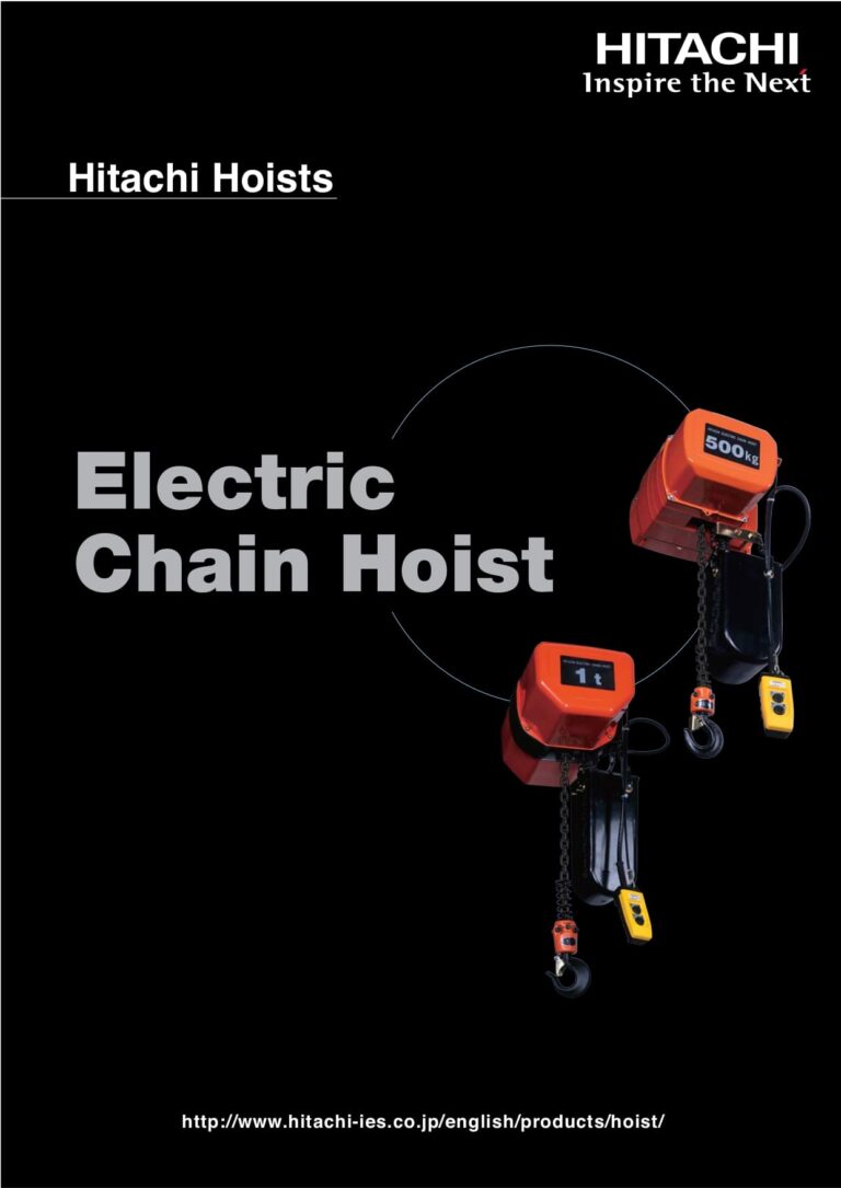 Dapatkan Produk Electric Chain Hoist 3F Hitachi 3 FH 3 Ton x 15 Meter ...