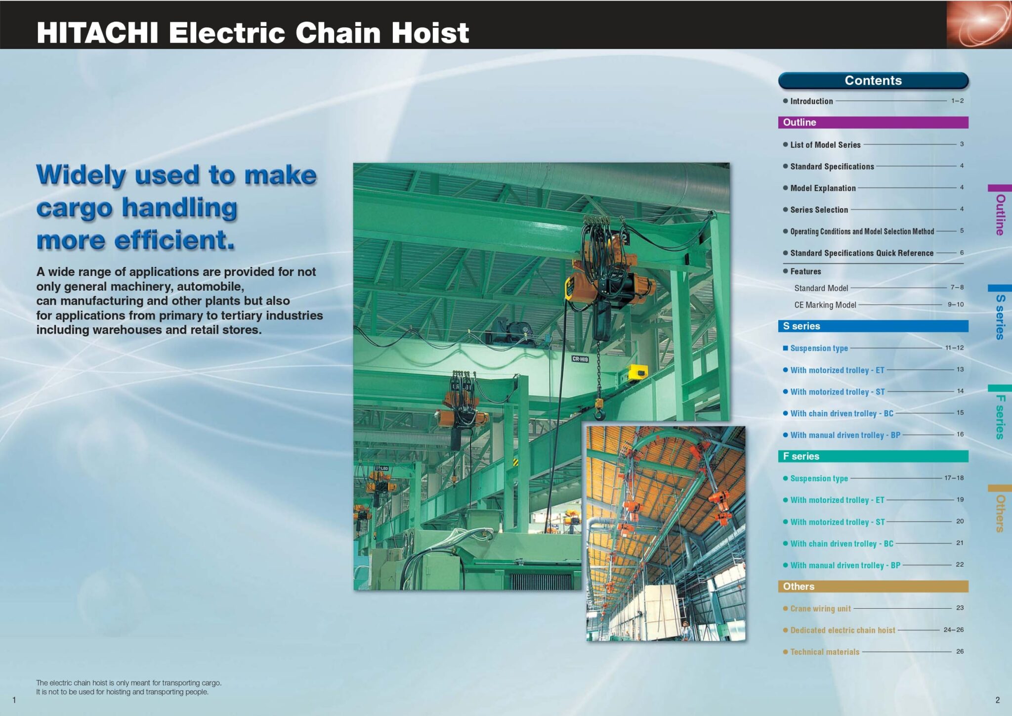 Megajaya Jual Hoist Hitachi 2 Ton Daya Angkut Kuat & Tahan Lama